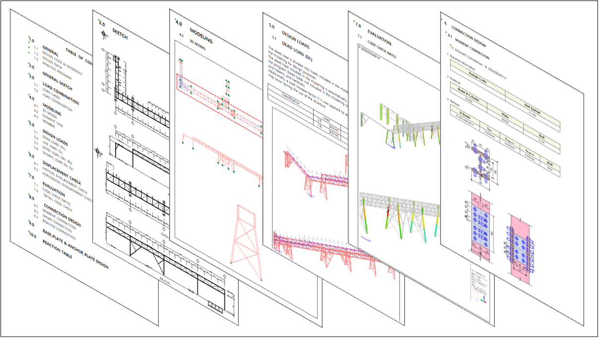 Design and Practical Examples of Pipe Rack Structures [sample download]