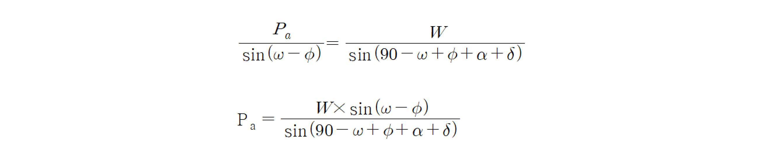 Active Earth Pressure Acting on Retaining Walls on Cut Slopes
