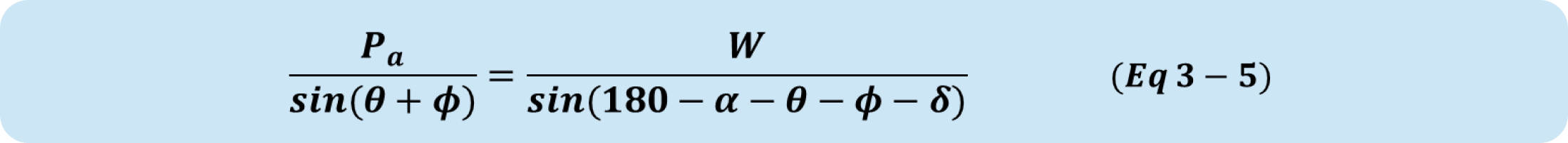 Coulomb's wedge theory of earth pressure