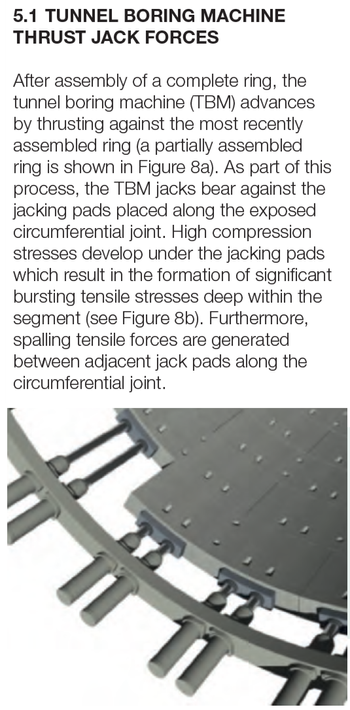 세그먼트 라이닝 구조해석시 고려해야 할 사항