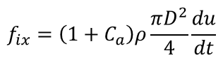 Wave Calculation : Morison Equation