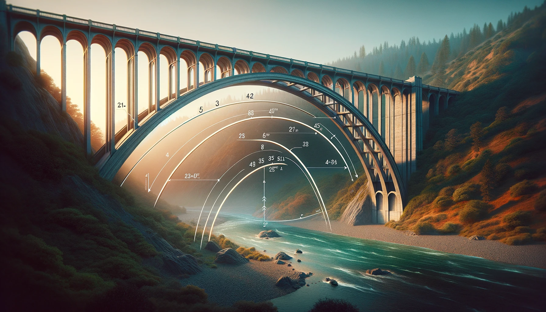 What happens to Arch internal force and deformation?